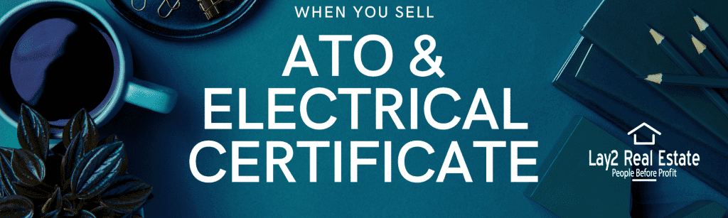 ATO Capital Gains Withholding Clearance Certificate and Electrical